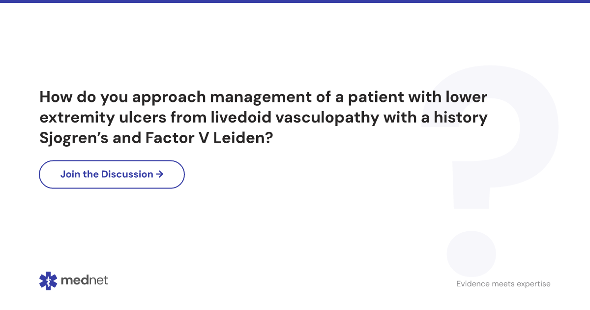 How do you approach management of a patient with lower extremity ulcers ...