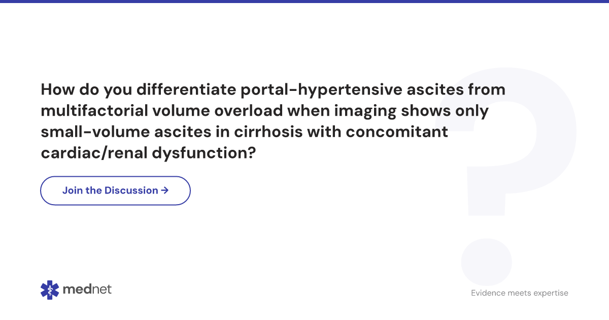 How do you differentiate portal-hypertensive ascites from ...