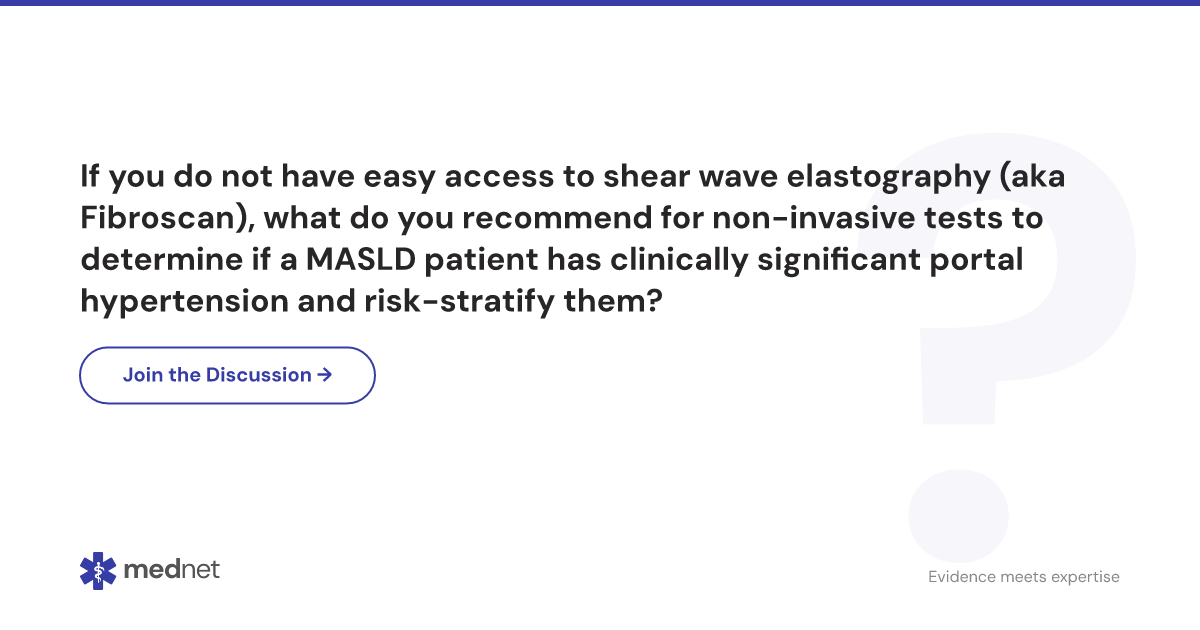 If you do not have easy access to shear wave elastography (aka ...