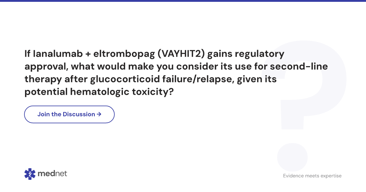 If Ianalumab + eltrombopag (VAYHIT2) gains regulatory approval, what ...