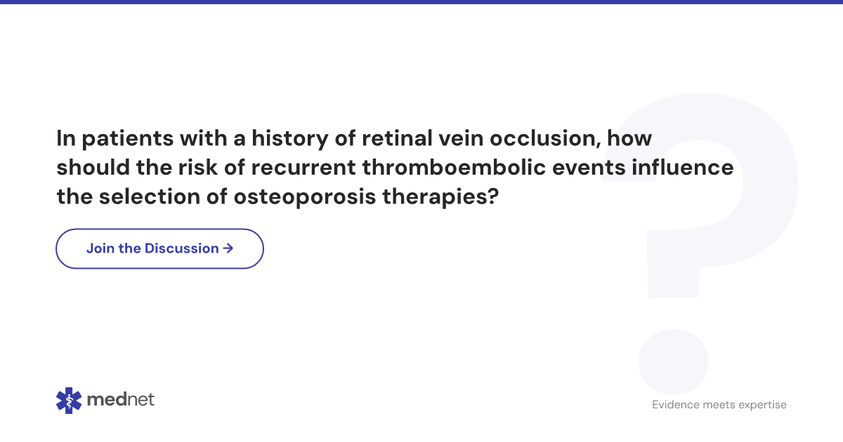 In patients with a history of retinal vein occlusion, how should the ...