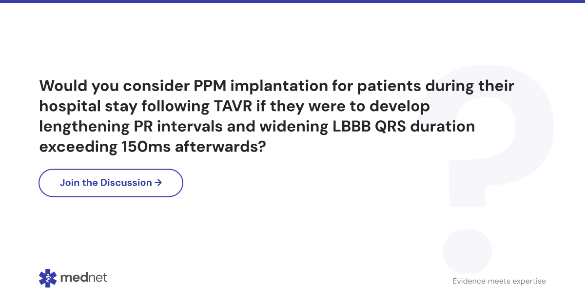 Would you consider PPM implantation for patients during their hospital ...